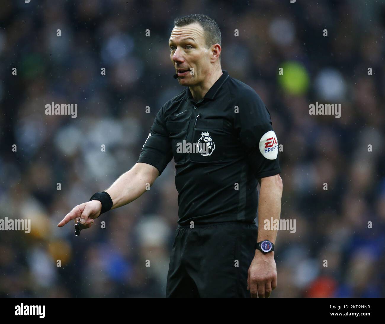 Referee Kevin Friend during Premier League between Tottenham Hotspur ...