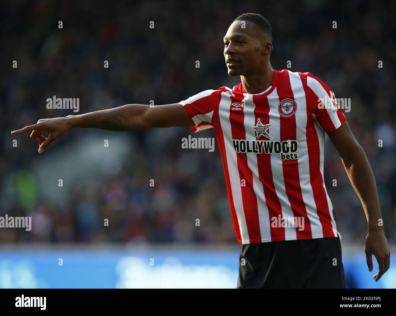 Ethan Pinnock of Brentford during Premier League between Brentford and ...