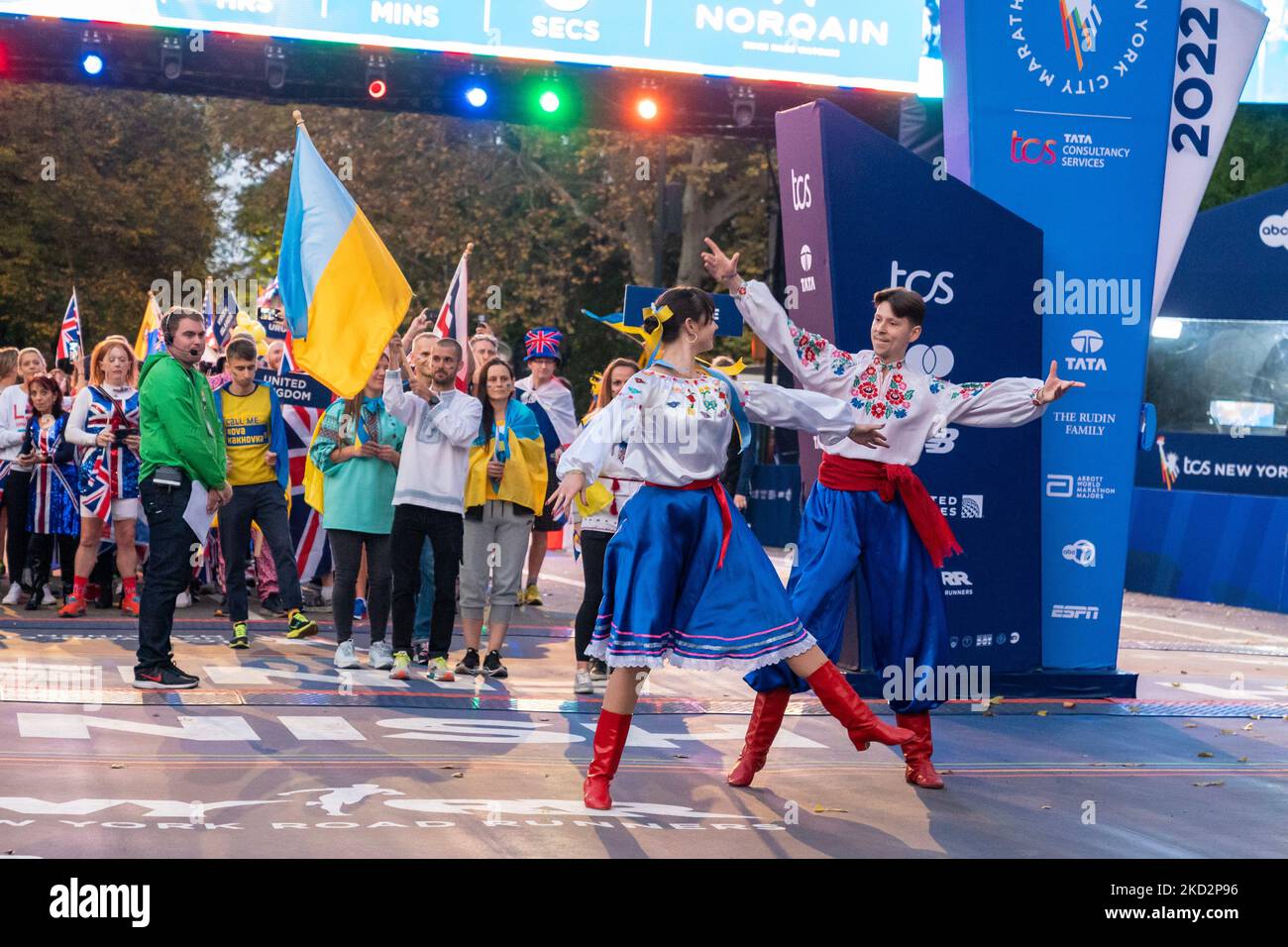 Parade of nations held during opening ceremony for 2022 TCS New York ...