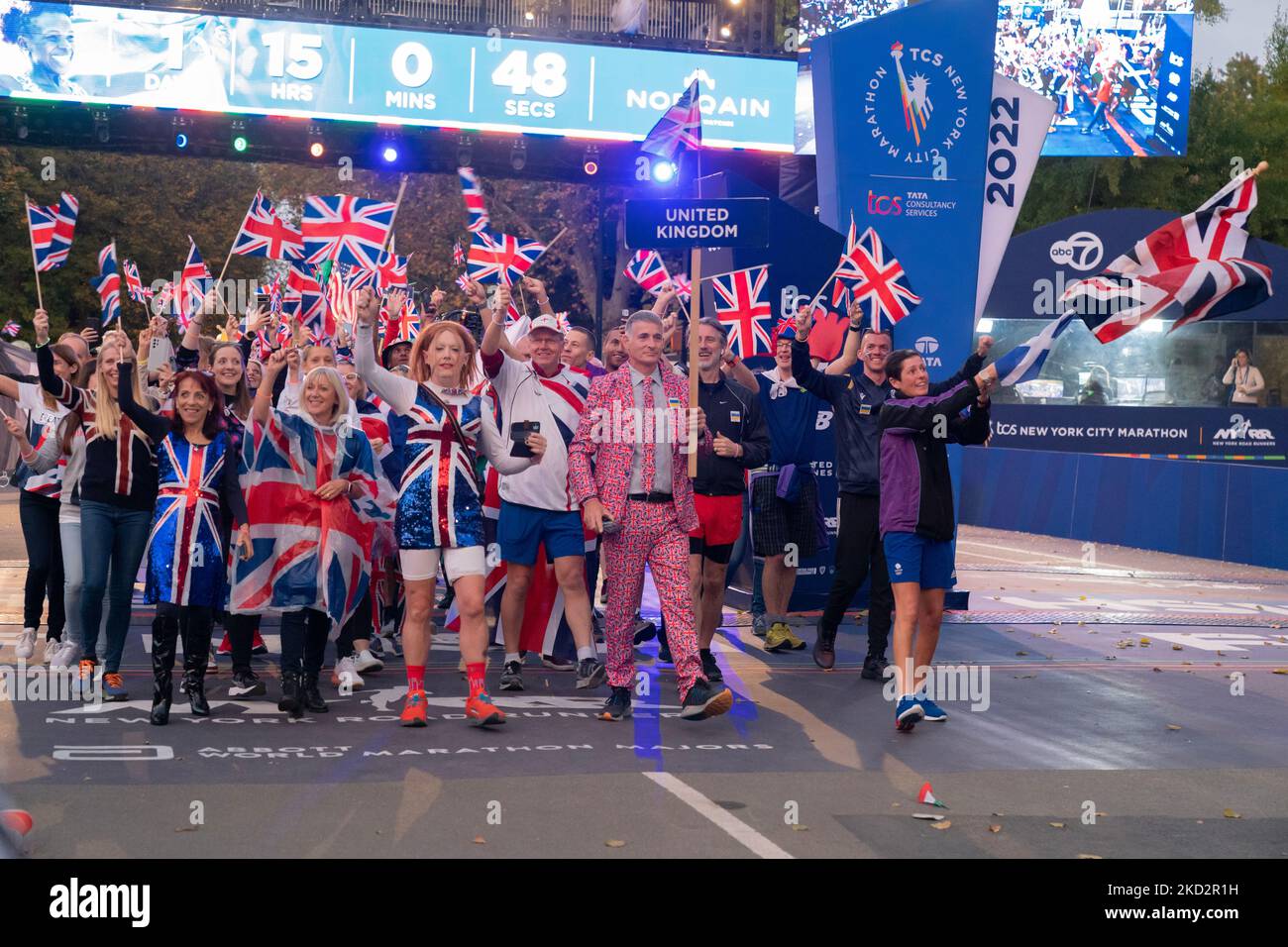 Parade of nations held during opening ceremony for 2022 TCS New York ...