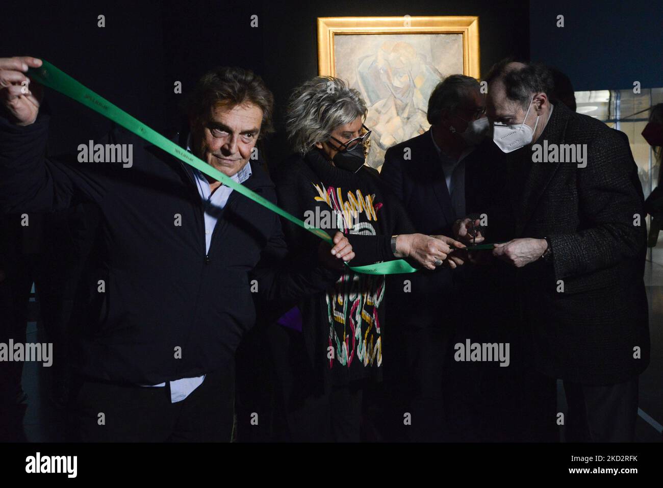 The ribbon cutting together with the Councilor for Culture of Rome ...