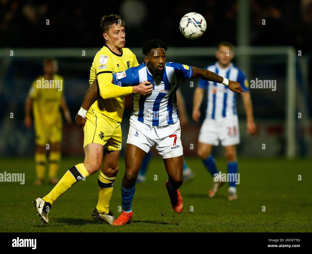 Omar Bogle of Hartlepool United in action during the Sky Bet League 2 ...