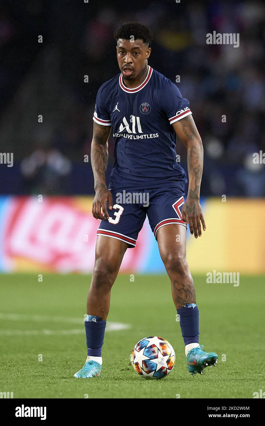 Presnel Kimpembe of PSG in action during the UEFA Champions League ...