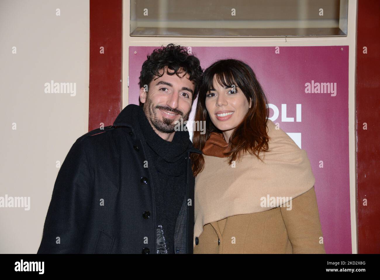 Samuel Peron, Tania Bambaci during the News The guests of the first ...