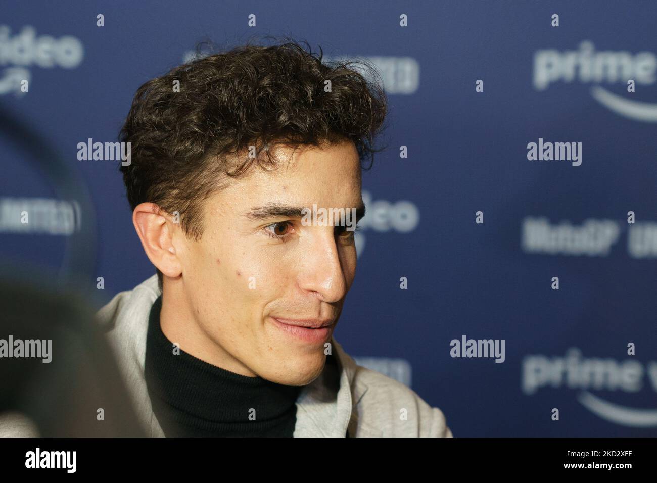 Marc Marquez attends the 'Moto GP Unlimited Premiere' at Capitol cinema ...