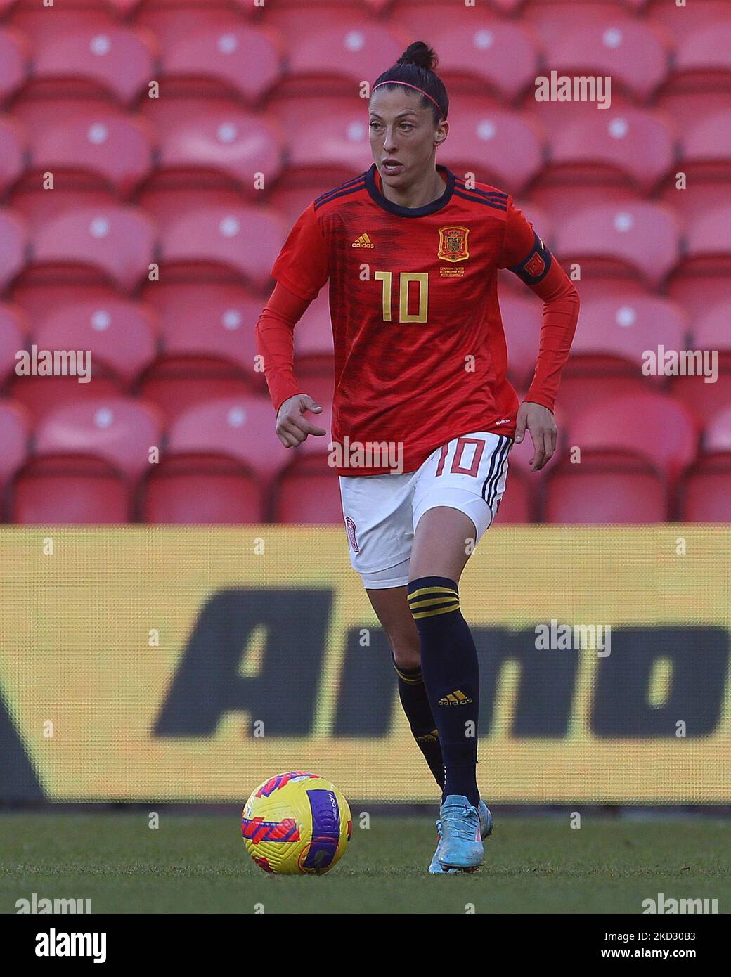 Jennifer Hermoso of Spain during the Arnold Clark Cup match between ...