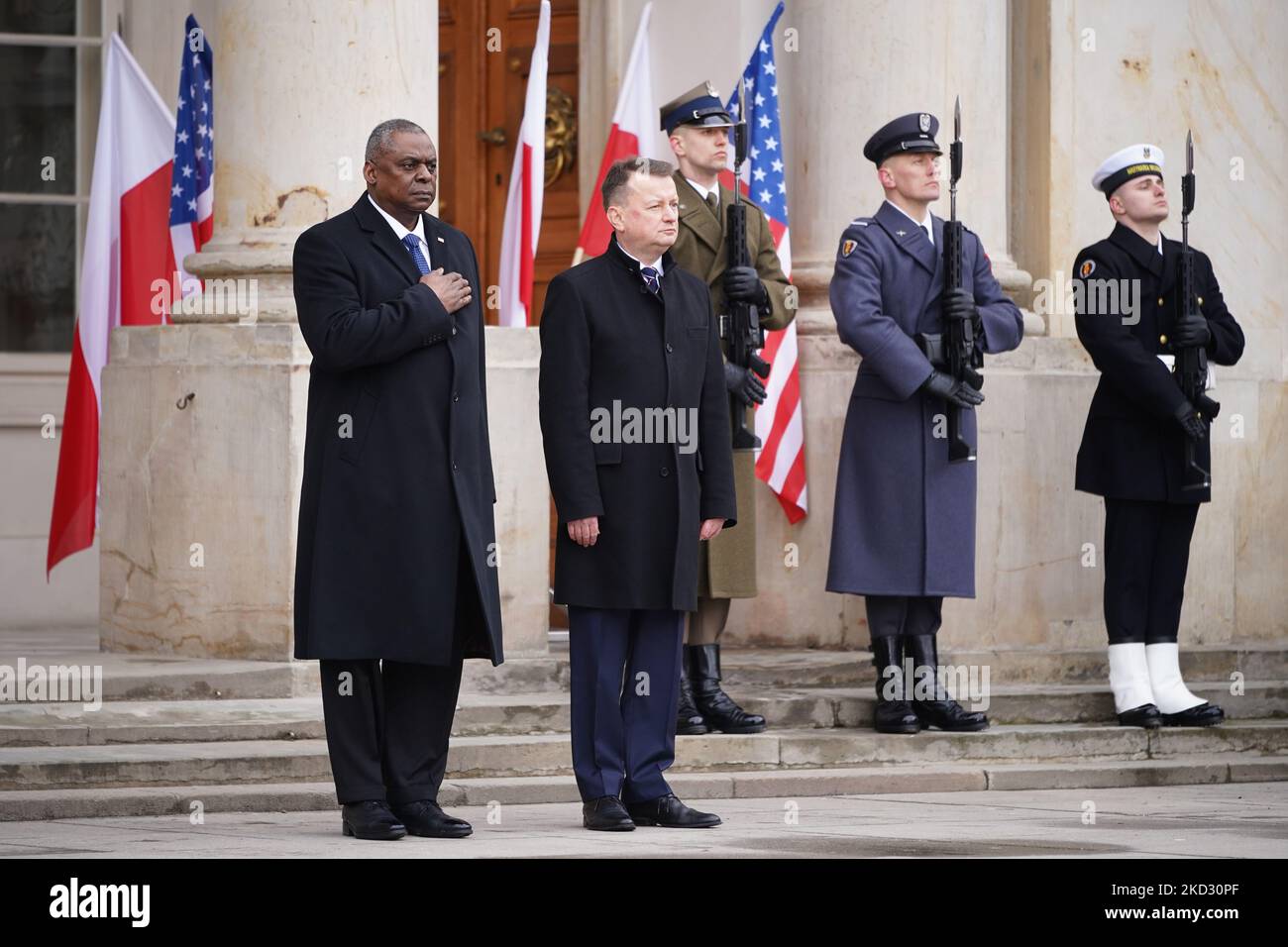 U.S. Defence Secretary Lloyd Austin meets with Polish Defence Minister ...