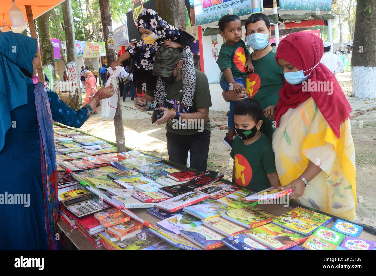 The national book fair named Ekushey Boi Mela, in Dhaka, Bangladesh, on ...