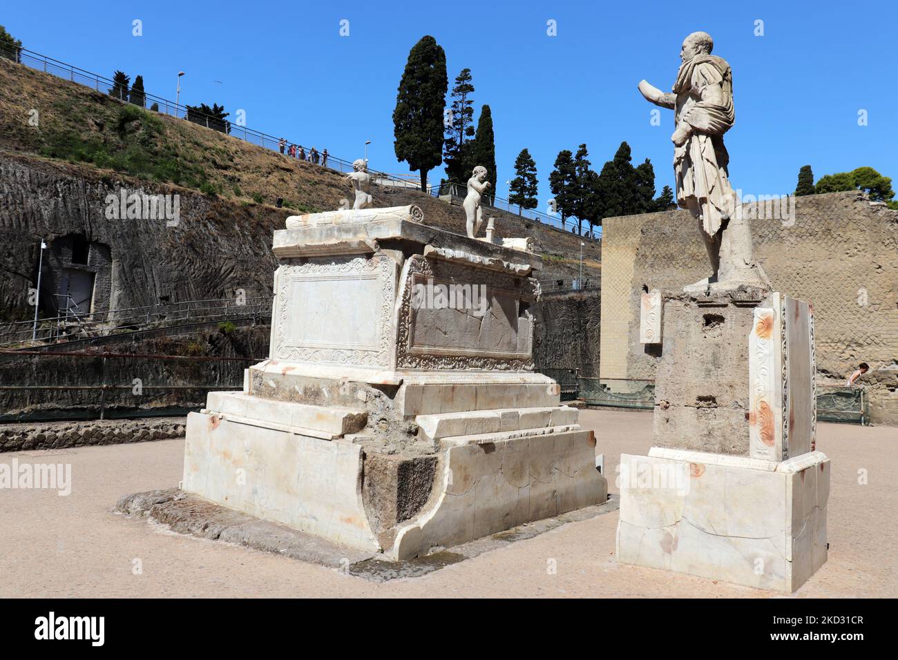 Inside Herculaneum Archaeological Site, Italy Stock Photo - Alamy