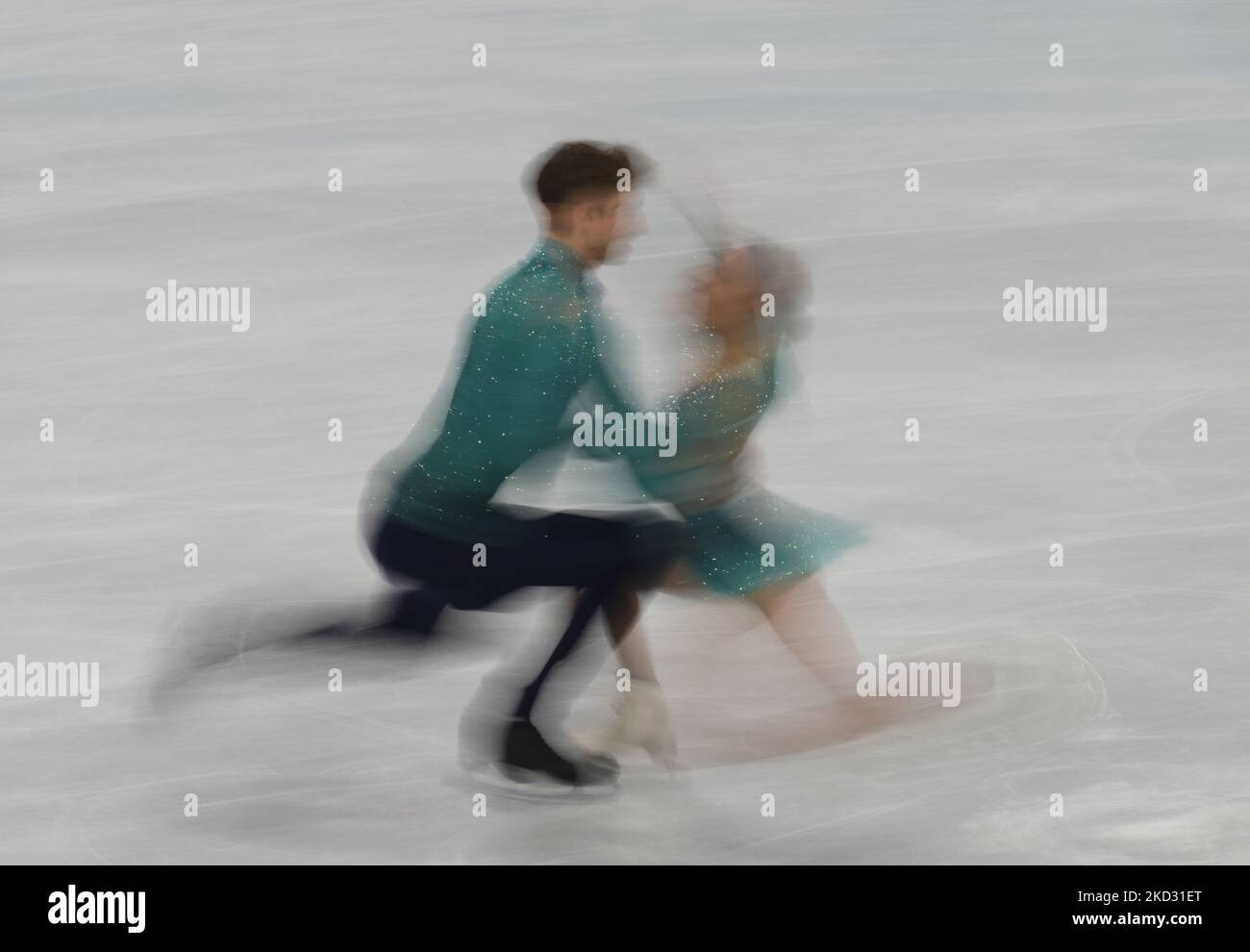 Laura Barquero and Marco Zandron from Spain at Figure Skating, Beijing ...