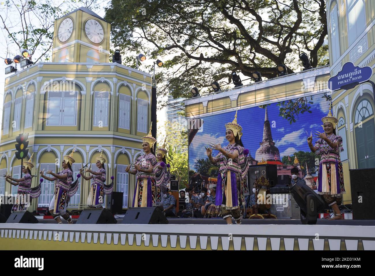 Traditional Thai dancers ''Manora'' perform during the Thailand Tourism ...