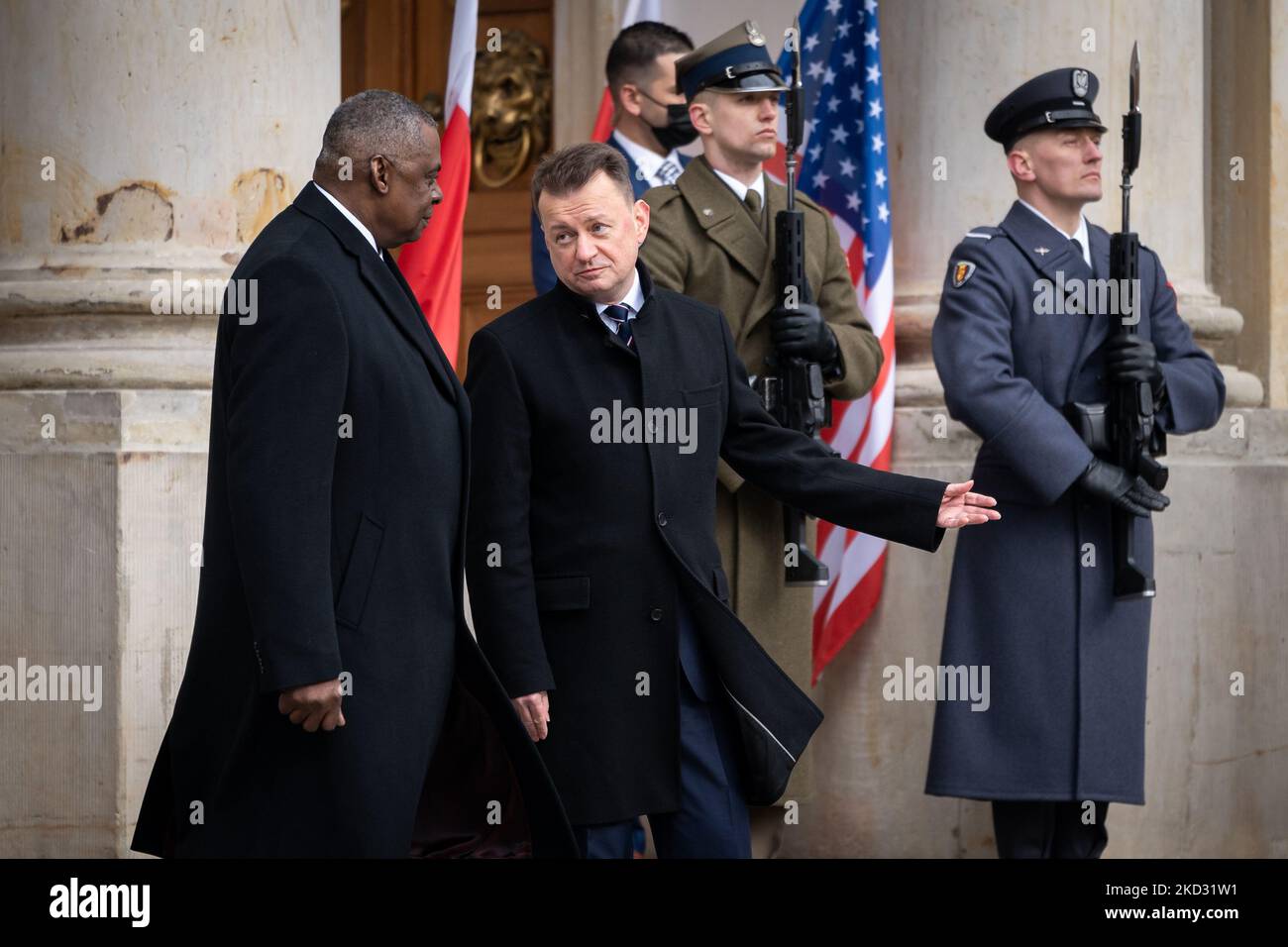 U.S. Defence Secretary Lloyd Austin meets with Polish Defence Minister ...