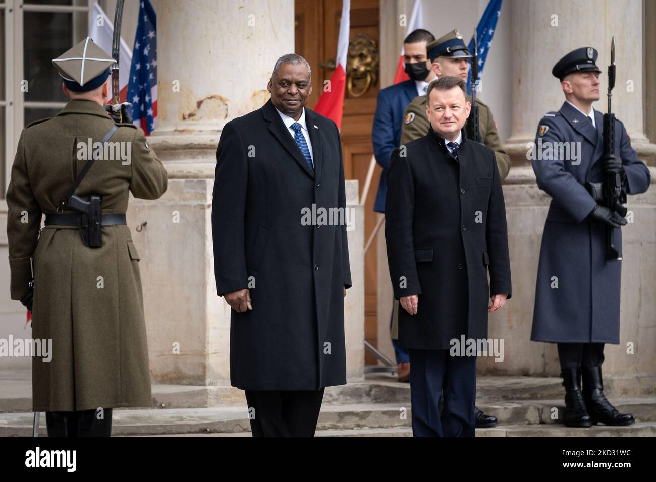 U.S. Defence Secretary Lloyd Austin meets with Polish Defence Minister ...