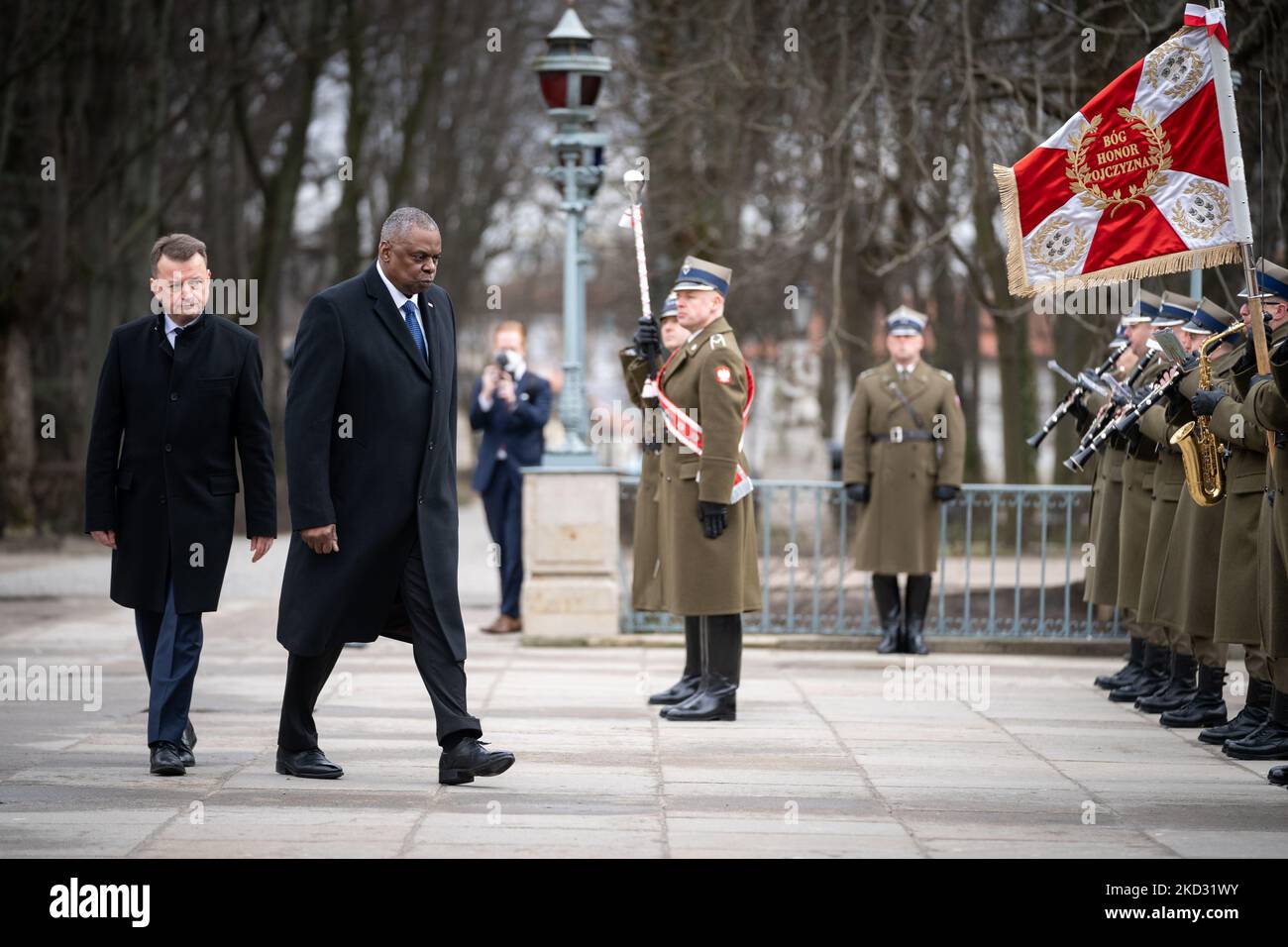 U.S. Defence Secretary Lloyd Austin meets with Polish Defence Minister ...