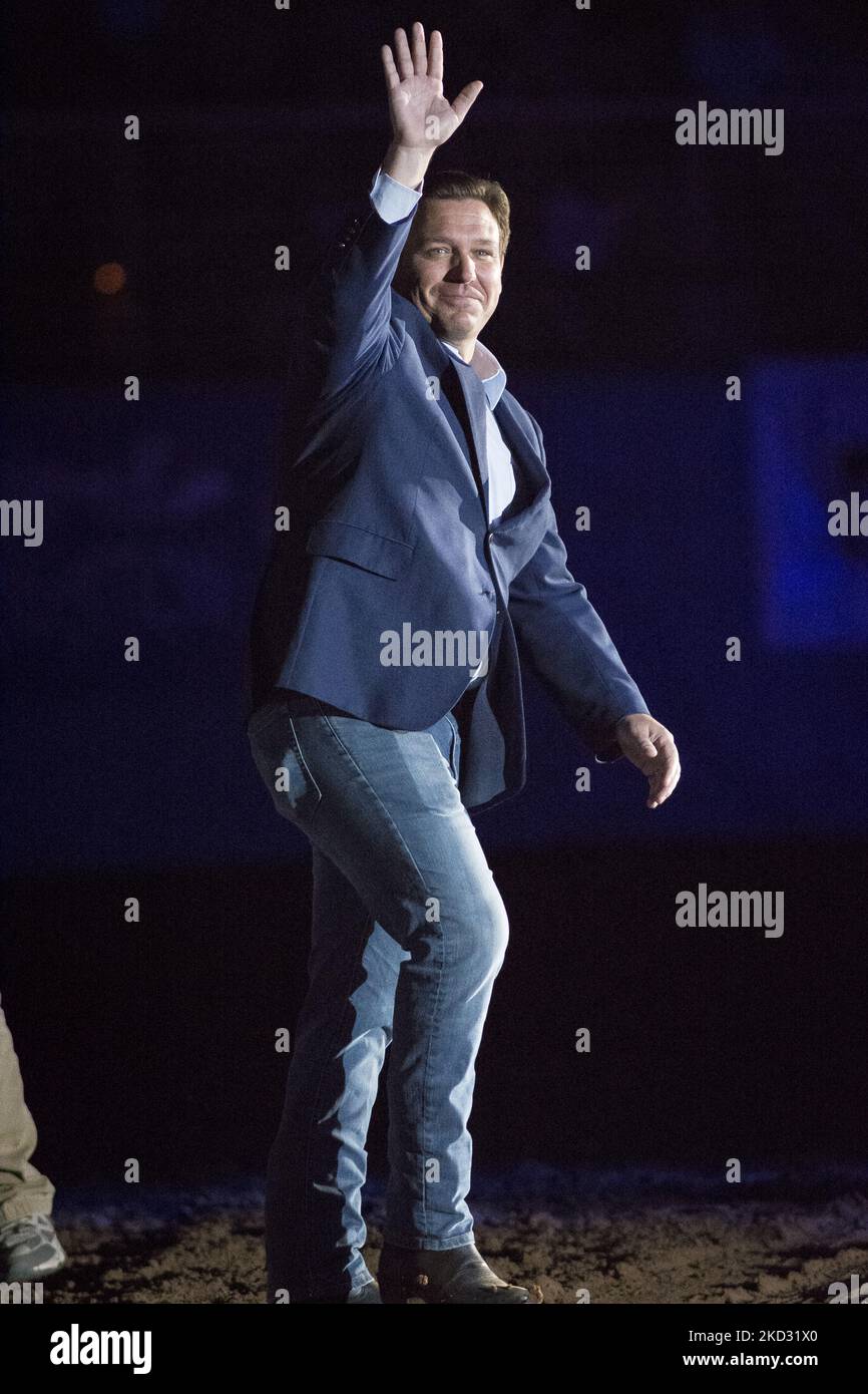 Ron DeSantis - the 49th Governor of Florida arrives to the opening ...
