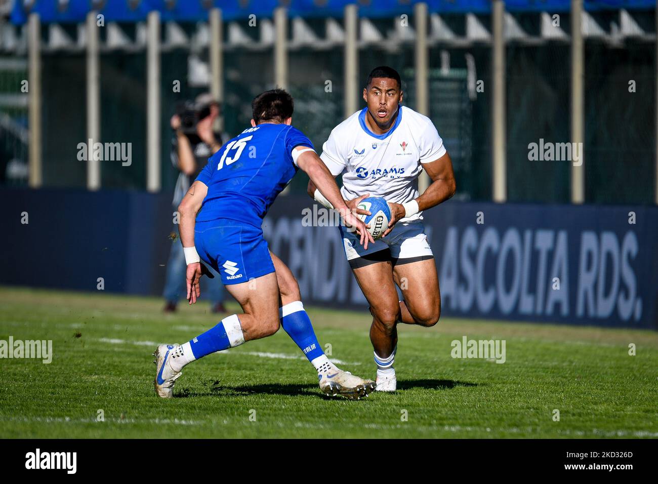 Plebiscito stadium, Padua, Italy, November 05, 2022, Samoa's Nigel Ah ...