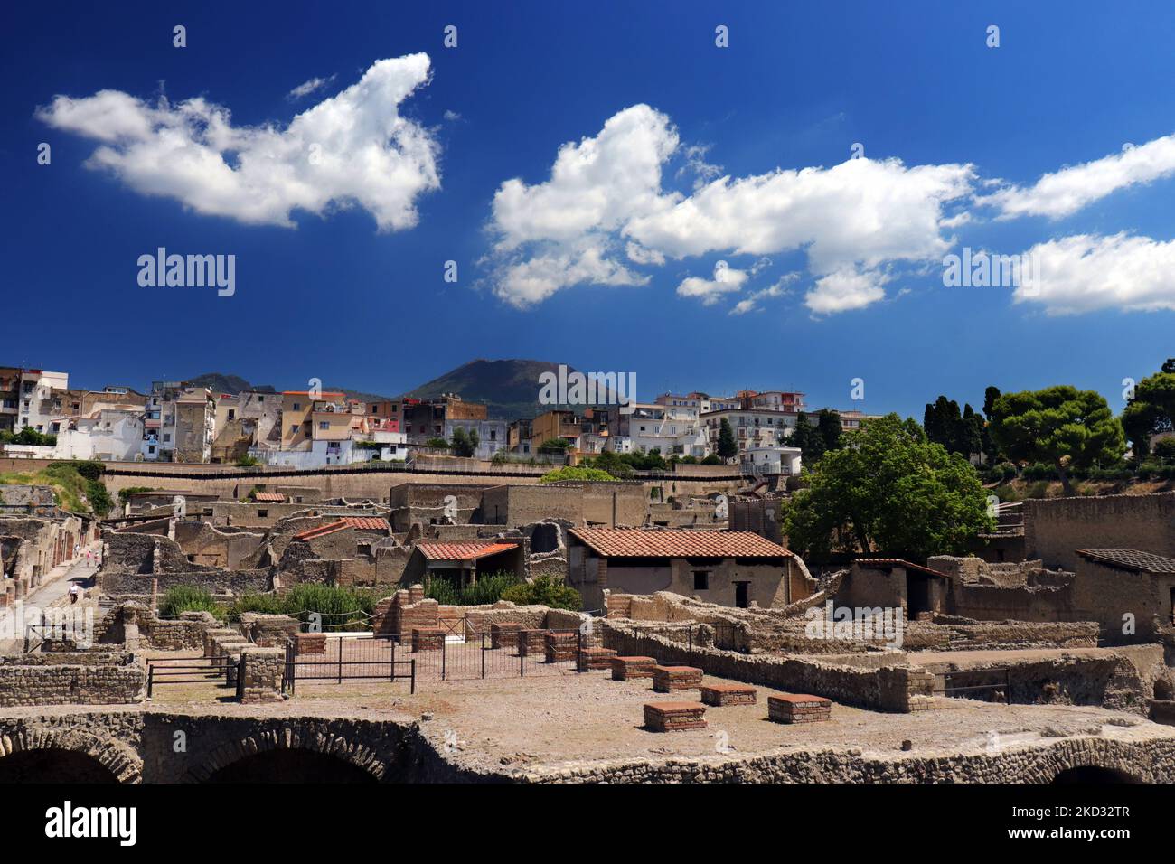 Landscape of Herculaneum, in Naples, Italy 2 Stock Photo - Alamy