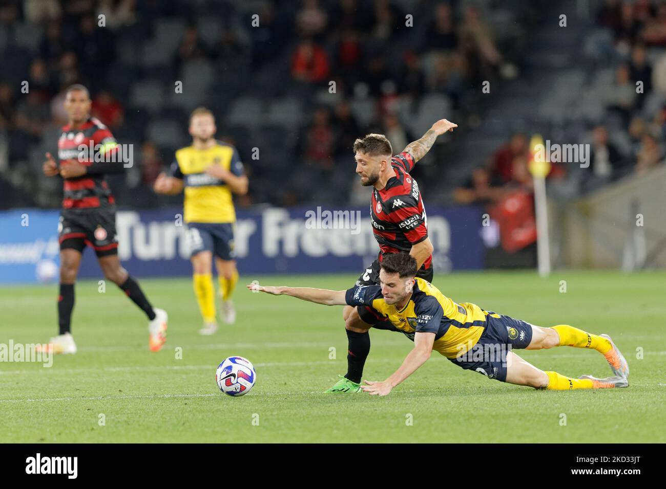 Australian football player brandon borrello hi-res stock photography ...