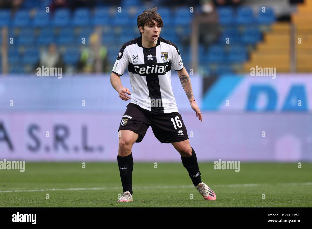 Adrian Bernabe (Parma Calcio 1913) looks on during the Italian soccer ...