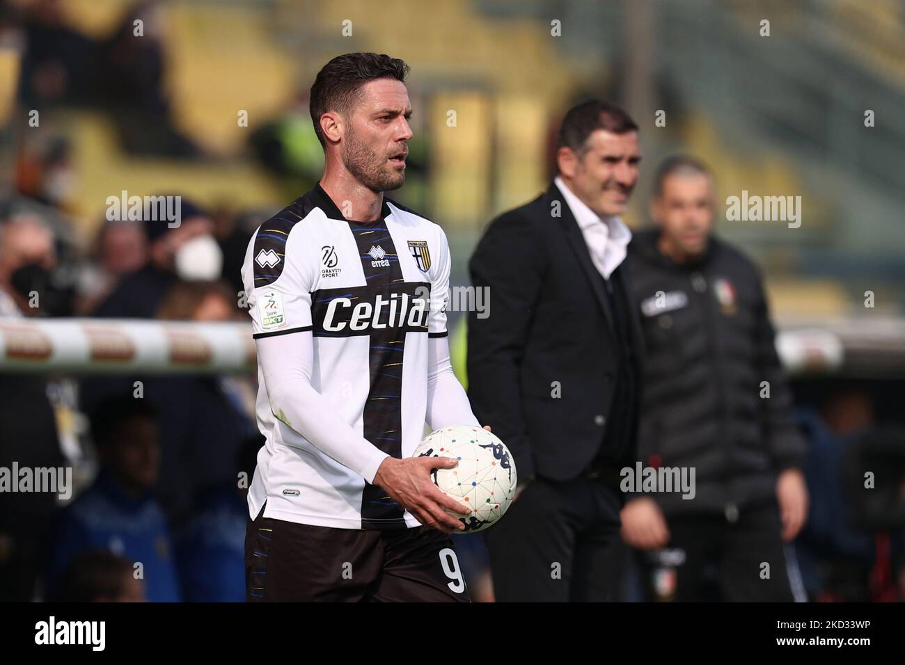 Andrea Rispoli (Parma Calcio 1913) looks on during the Italian soccer ...