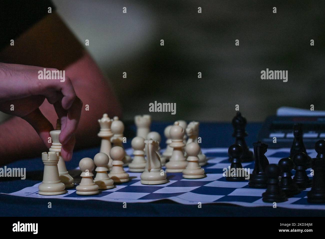 Chess players compete during the 17th edition of the 'Carlos Manzur ...