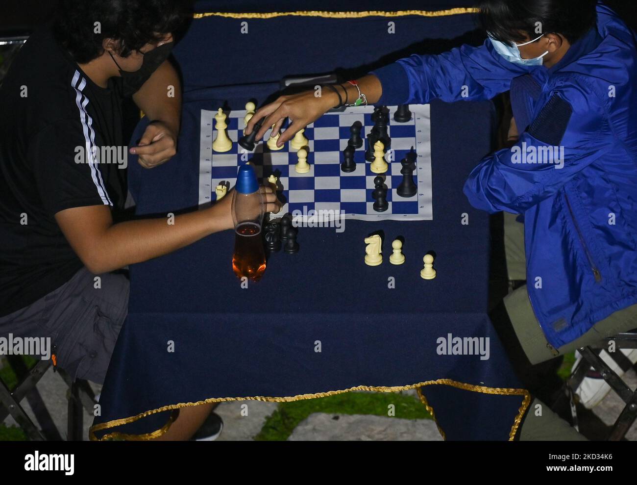 Chess players compete during the 17th edition of the 'Carlos Manzur ...