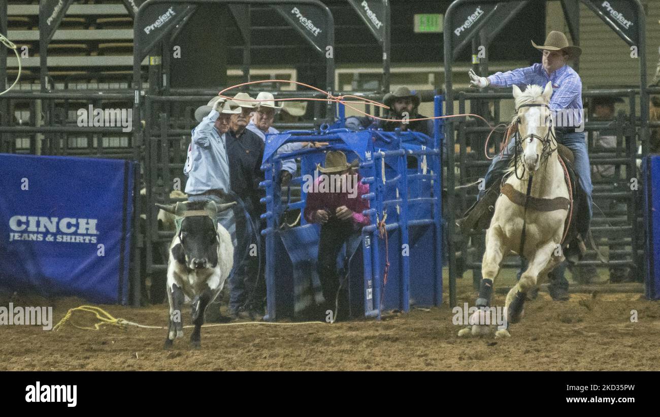 Team roping competition hi-res stock photography and images - Alamy