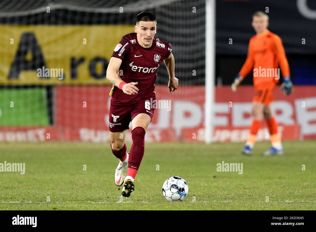 Daniel Graovac in action during the game CFR Cluj vs FC Rapid, Romanian ...