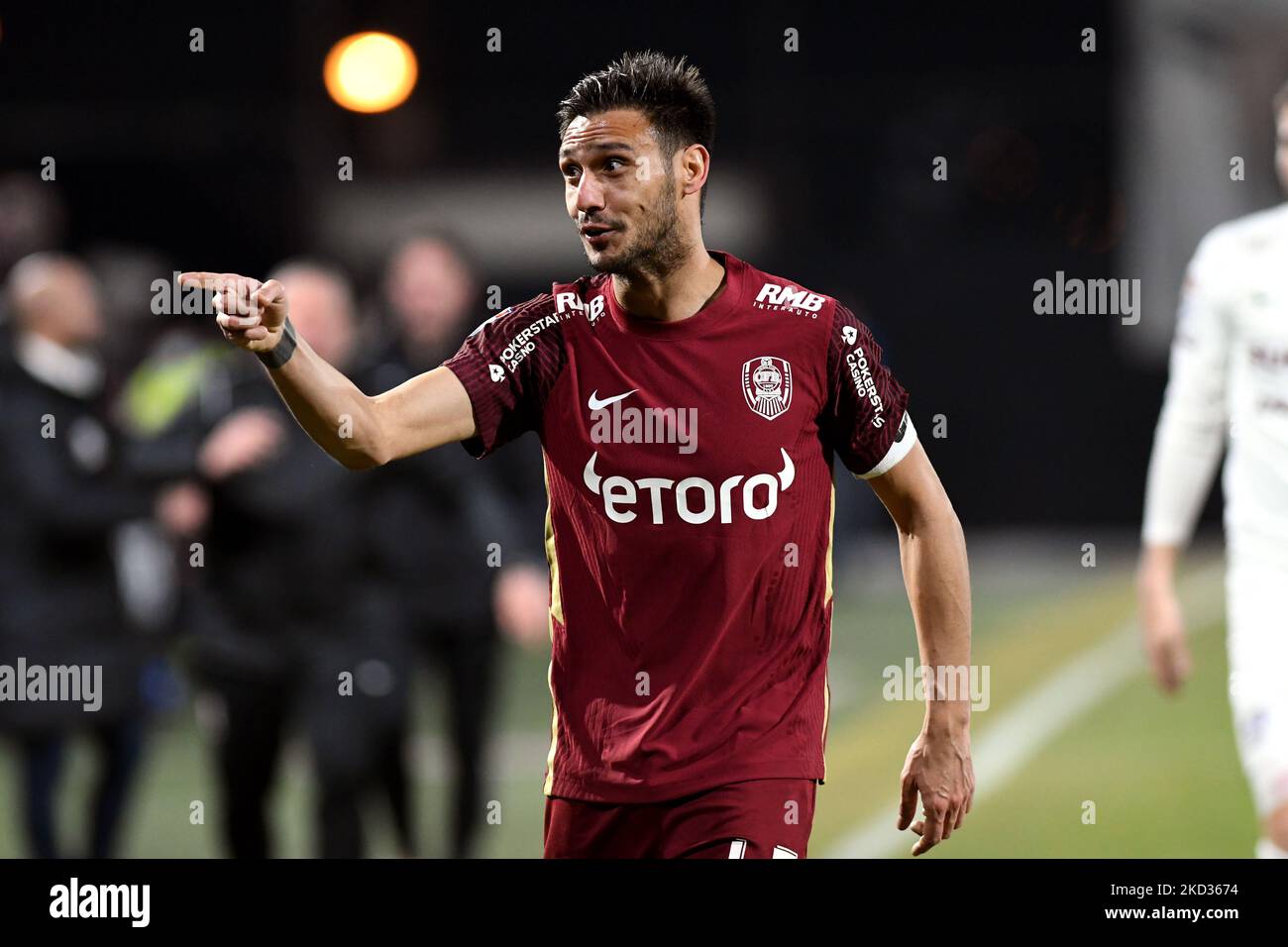 Portrait of Mario Camora during the game CFR Cluj vs FC Rapid, Romanian ...
