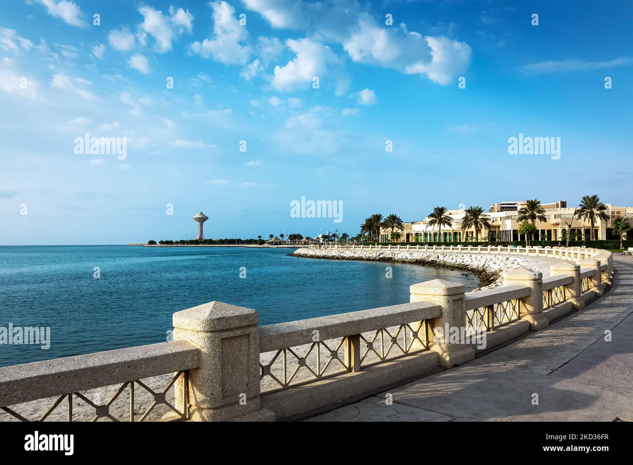 Al khobar Corniche Morning view. City Khobar, Saudi Arabia Stock Photo ...