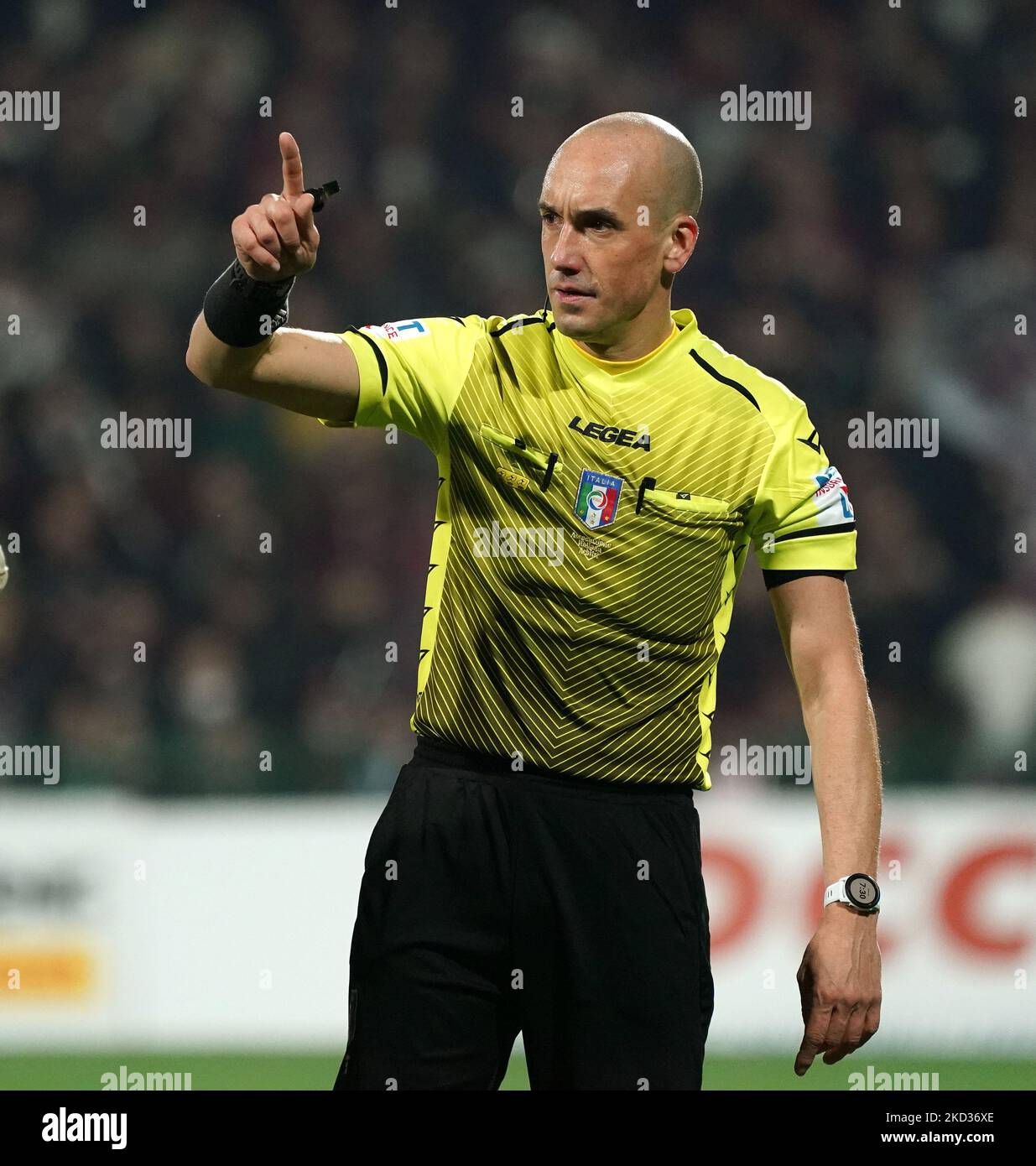 Michael Fabbri, referee, during the Serie A match between Us ...