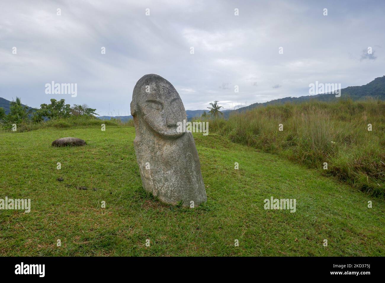 Landscape view of mysterious ancient megalith know as Loga in Lore ...