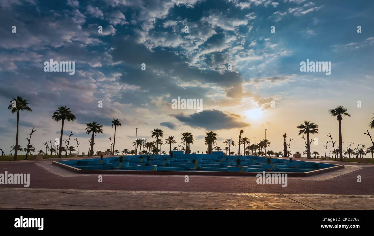 Al Khobar Park in morning view. Khobar -Saudi Arabia Stock Photo - Alamy