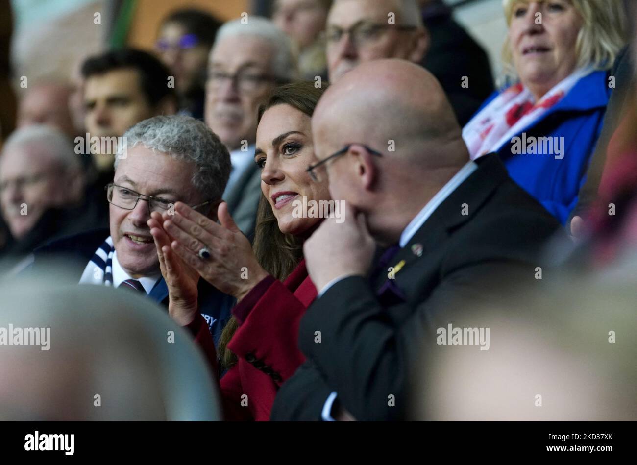 Princess of wales attends rugby league world cup quarter final m hi-res ...