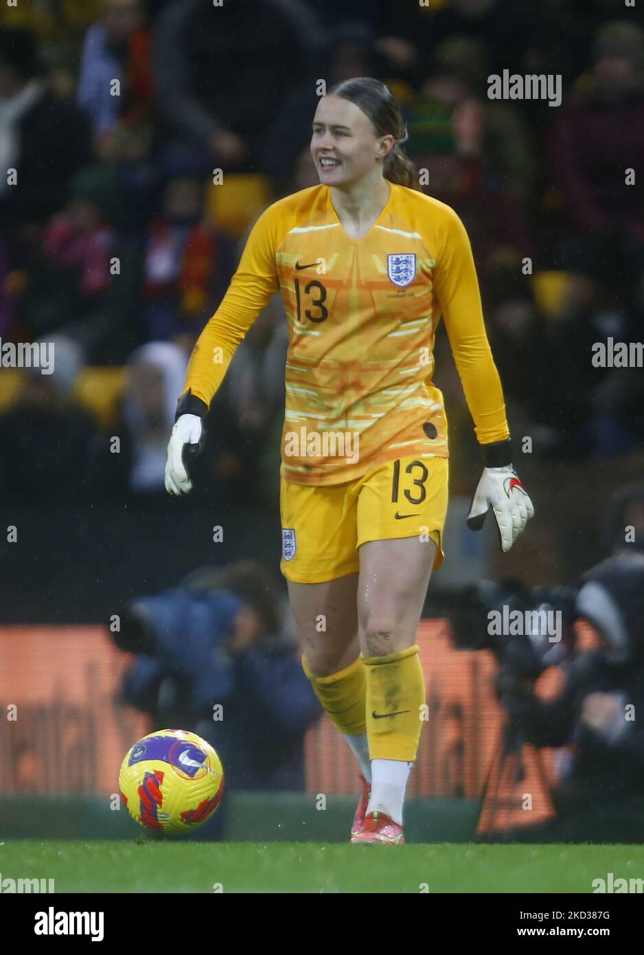 Hannah Hampton (Aston Villa) of England Women during Arnold Clark Cup ...