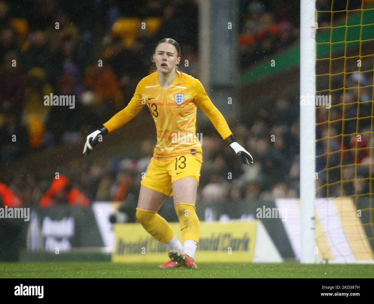Hannah Hampton (Aston Villa) of England Women during Arnold Clark Cup ...