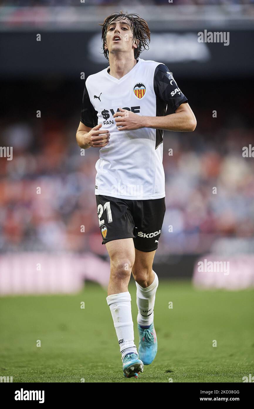 Bryan Gil of Valencia during the LaLiga Santander match between ...