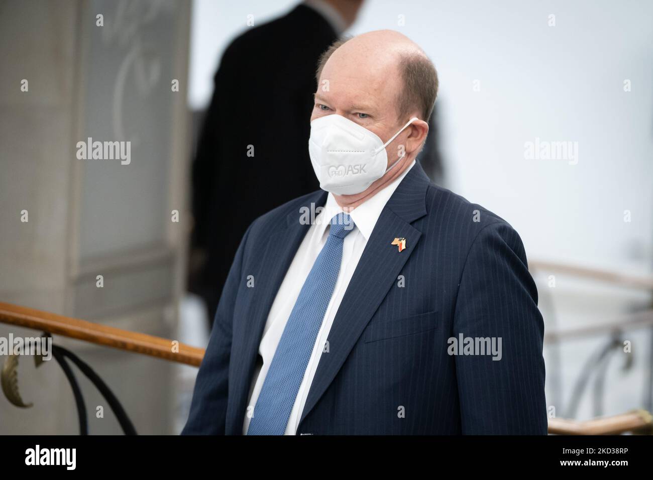 United States Senator Chris Coons during the visit in the Polish Senat ...