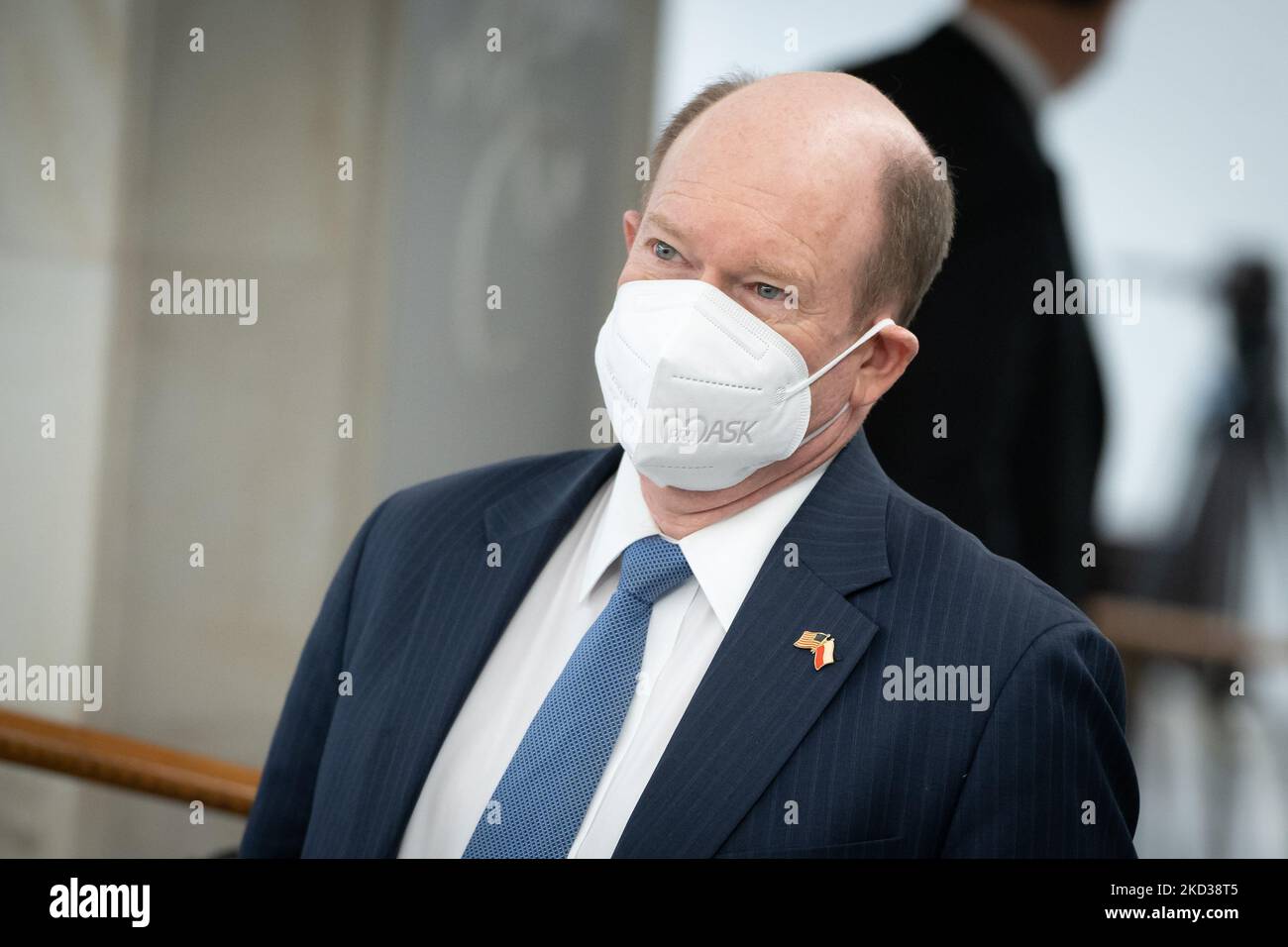 United States Senator Chris Coons during the visit in the Polish Senat ...
