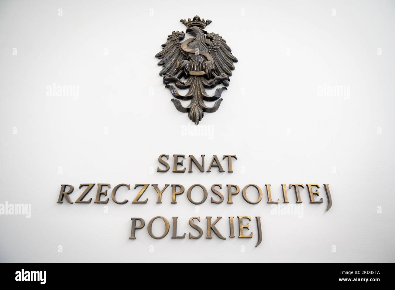 Polish Senat (upper house of the parliament), in Warsaw, Poland, on 21 ...