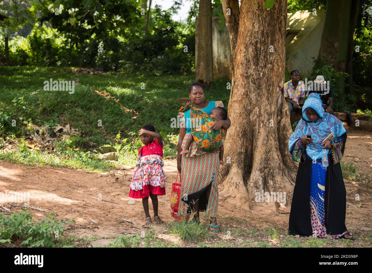 Zanzibar City, Tanzania - May 01,2022: Street view of the usual daily ...