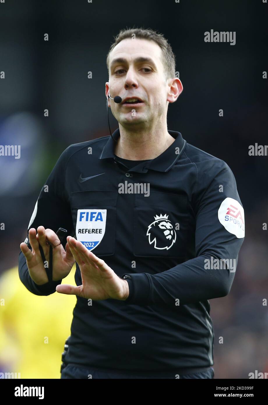 Referee David Coote during Premier League between Crystal Palace and ...