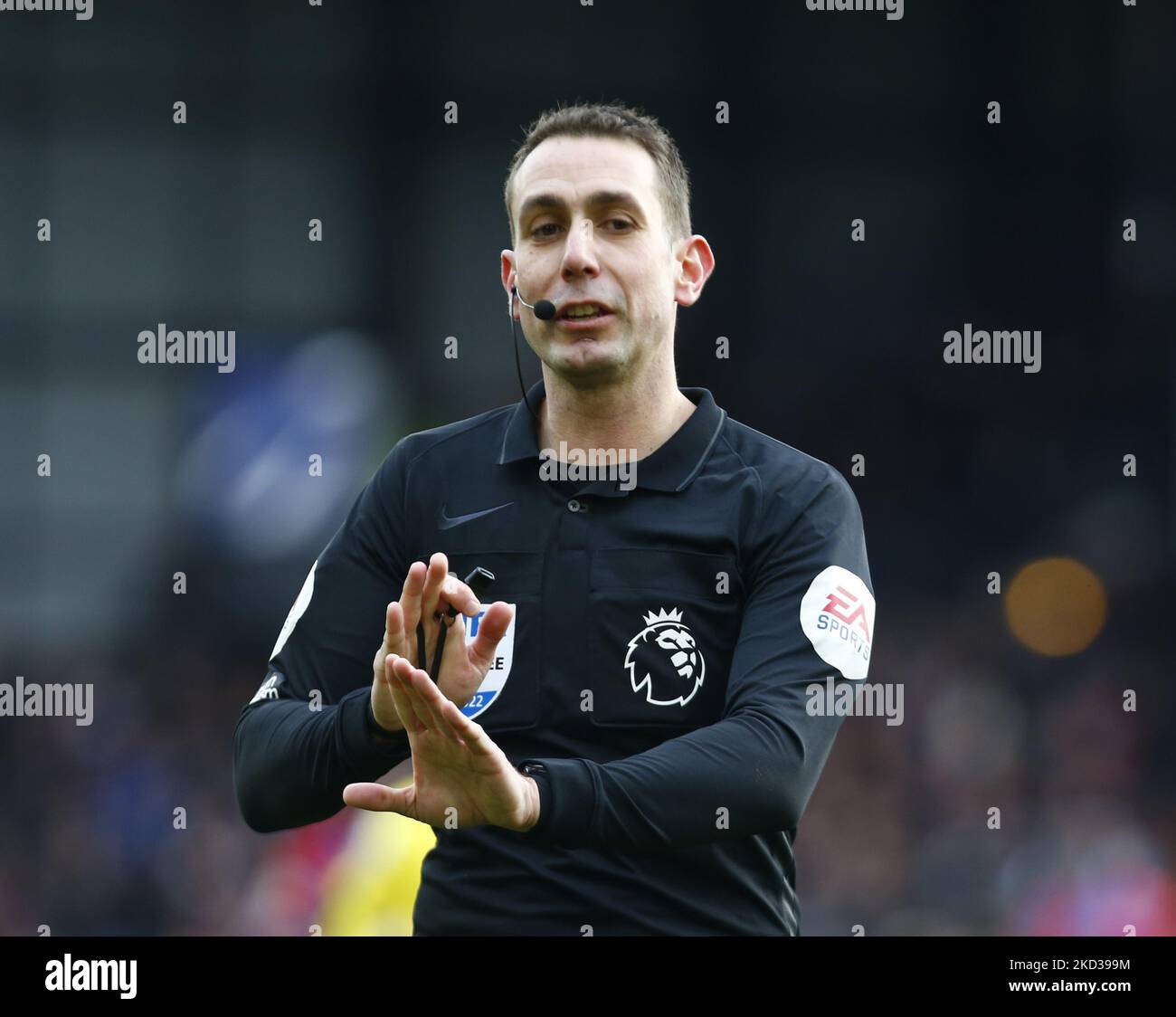 Referee David Coote during Premier League between Crystal Palace and ...