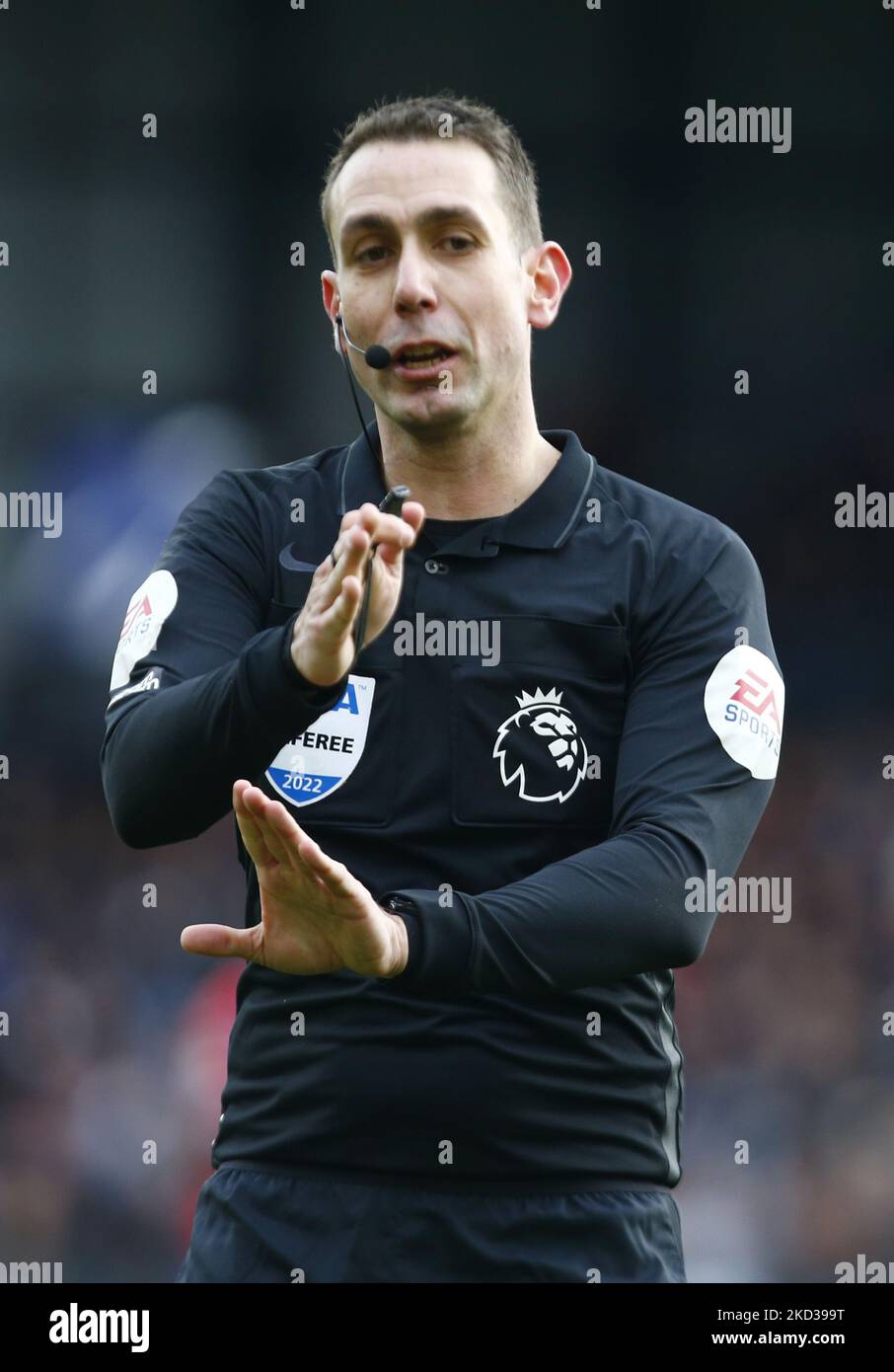 Referee David Coote during Premier League between Crystal Palace and ...