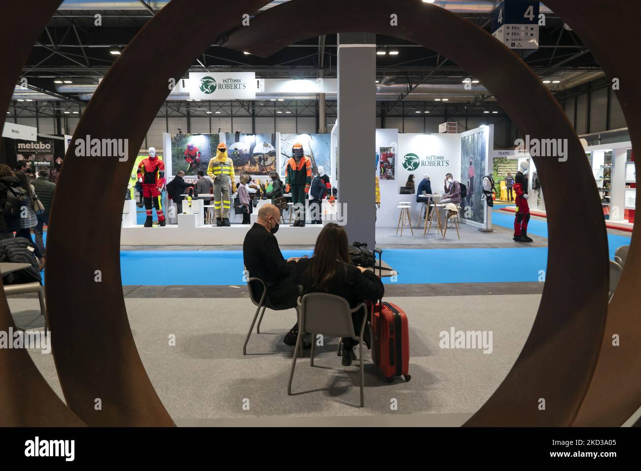 View of the edition of the International Security Exhibition SICUR 2022 that has been ...