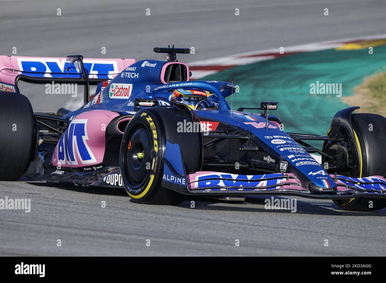 14 Fernando Alonso, BTW Alpine F1 Team, A522, action during the Formula ...