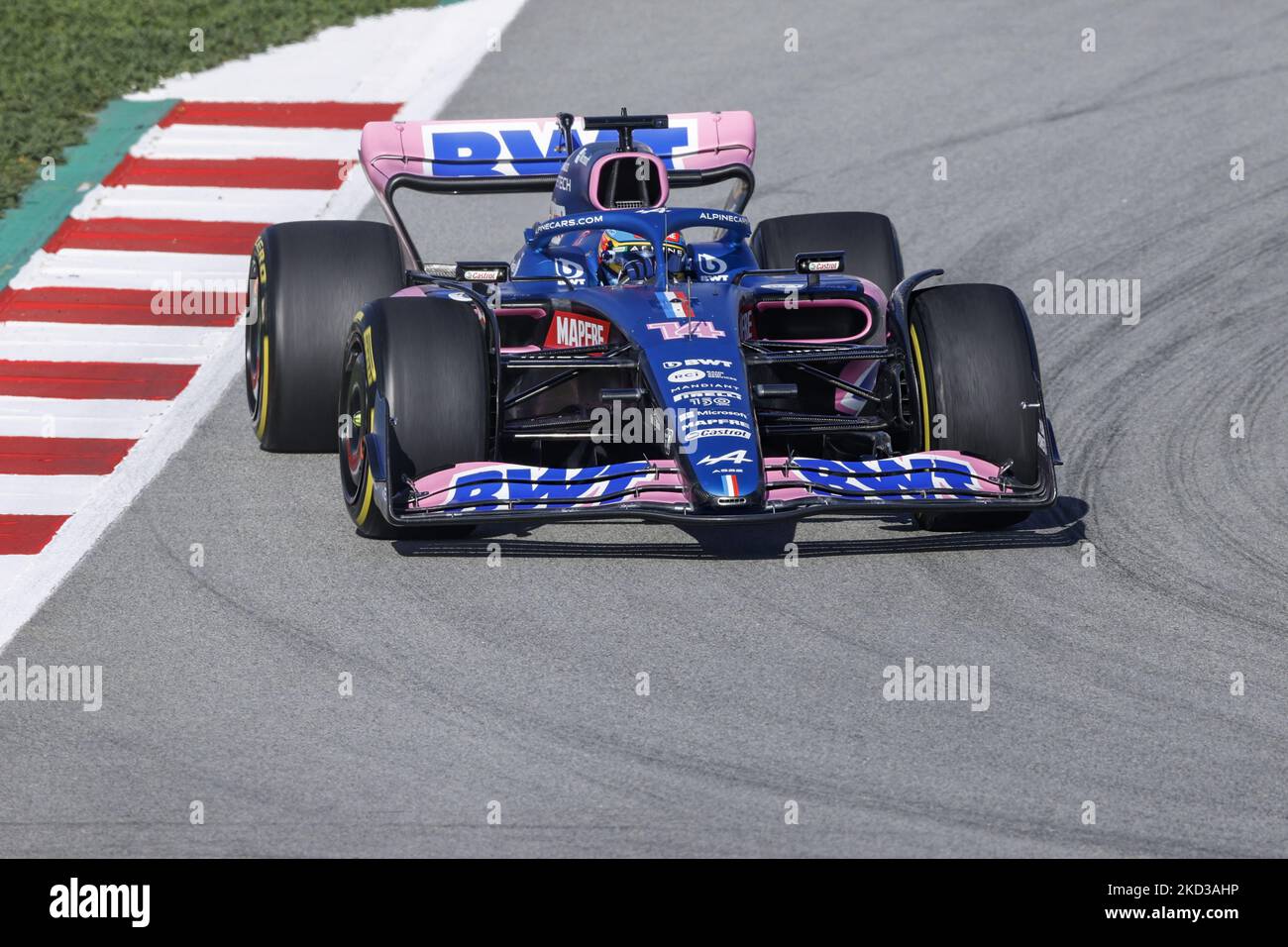 14 Fernando Alonso, BTW Alpine F1 Team, A522, action during the Formula ...