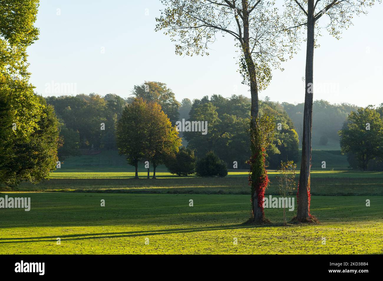castle Muskau and park,Bad Muskau, Germany Stock Photo - Alamy