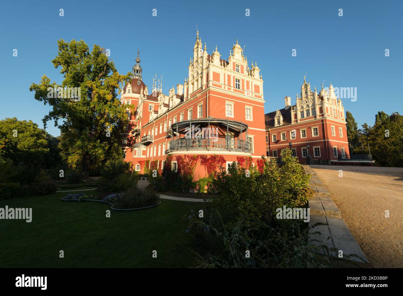 castle Muskau and park,Bad Muskau, Germany Stock Photo - Alamy