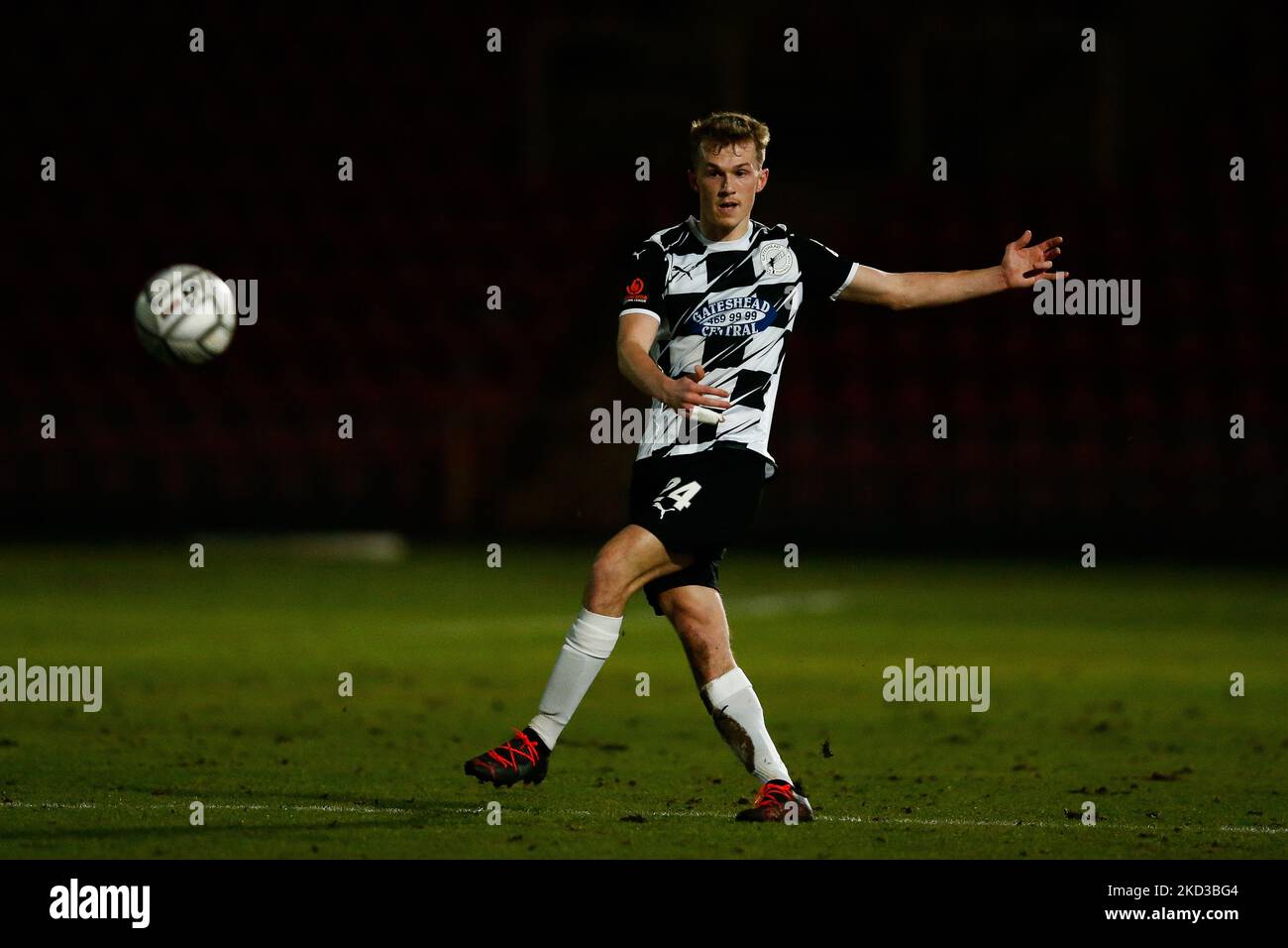 Matty Jacob of Gateshead in action during the Vanarama National League ...